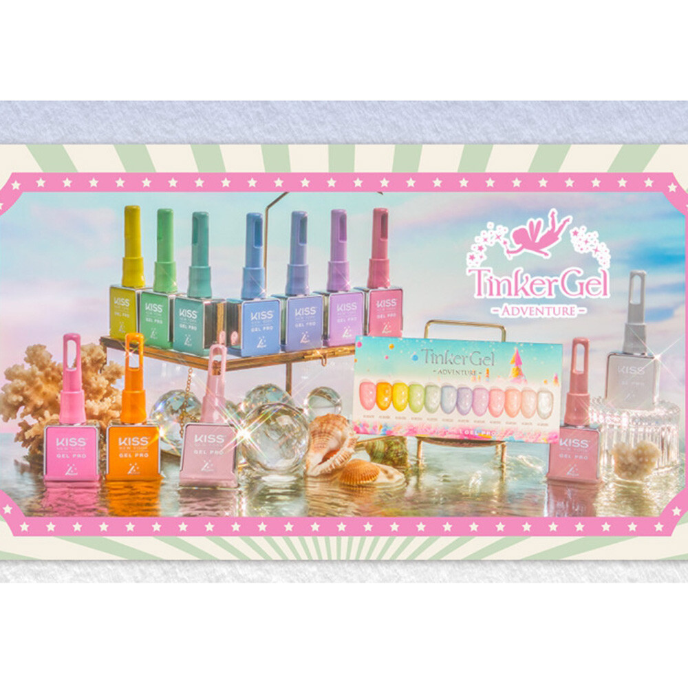 KISS NEW YORK Tinker Gel 3 Magnet Syrup Gel Nail Polish 10g 12 Colors K ...