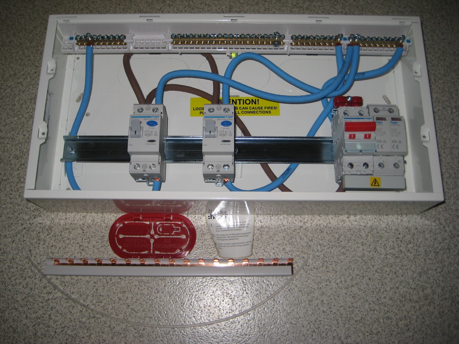 Hager HBC10SPDHBM 14 Way Consumer Unit Dual RCD High Integrity SPD 18th ...