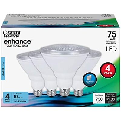 Feit Electric LED PAR38 Bulbs, 75W Equivalent, Non Dimmable, 5000k ...