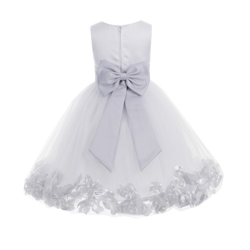 Wedding Flower Girl Dress Birthday Girl Dresses Gradation Pageant Rose ...
