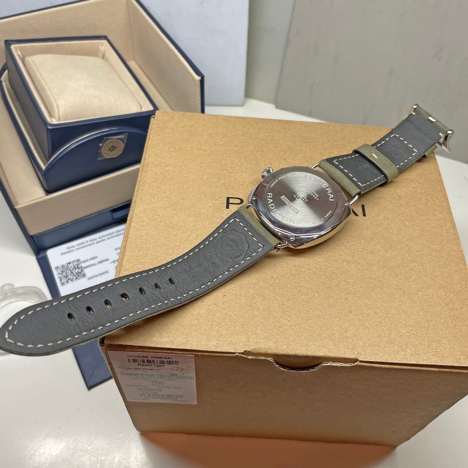 Panerai Radiomir Officine White Green PAM01384 45mm | eBay