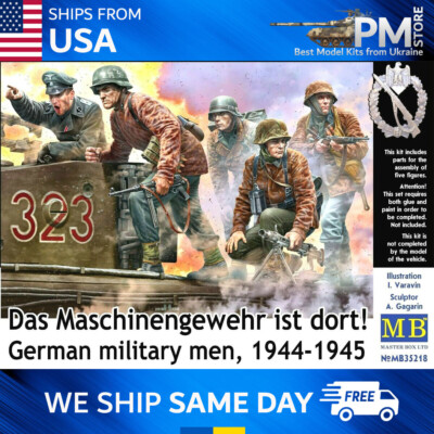 Master Box 35218 German military men 1944-1945 Das Maschinengewehr ist ...