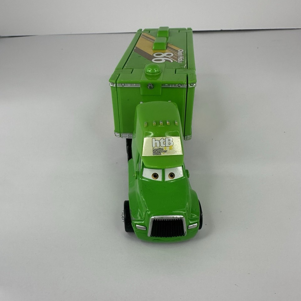 Disney Pixar Cars World Of Cars Chick Hicks Hauler #86 HTB Green Truck ...