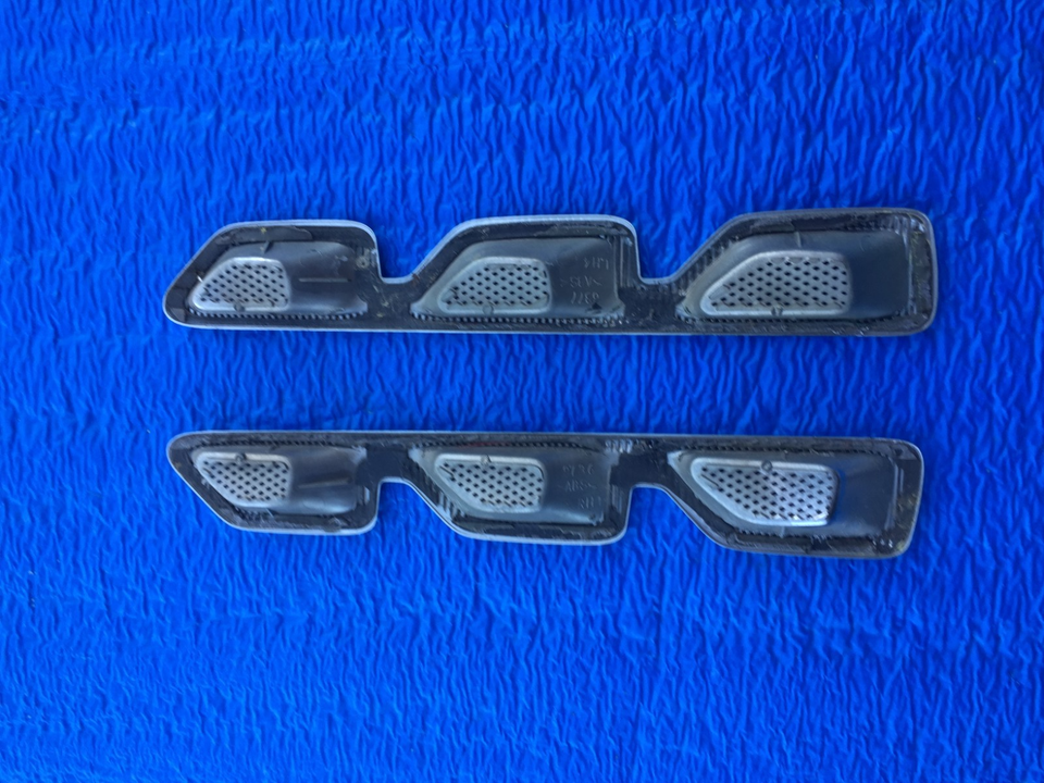 2006-2011 BUICK LUCERNE CHROME FENDER SET VENT TRIM PLASTIC RIGHT LEFT ...