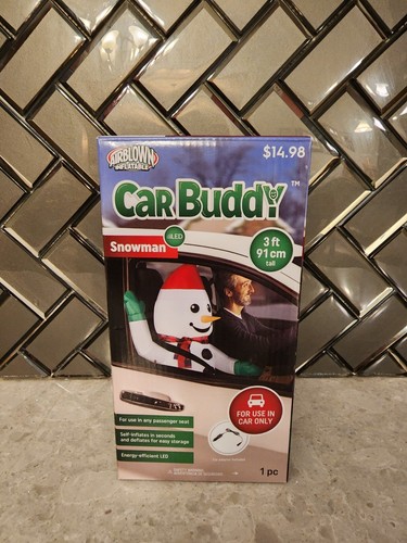 3 Foot Snowman Car Buddy Christmas Airblown Inflatable | eBay