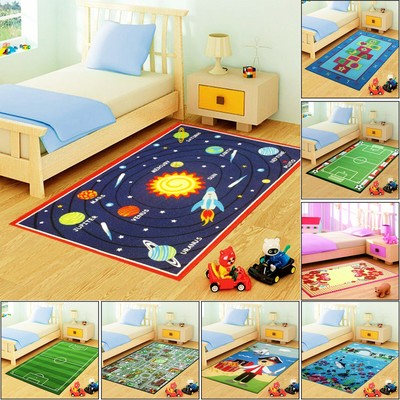 Children Kids Rugs Large Girls Boys Bedroom Playroom Floor Mat Carpets ...