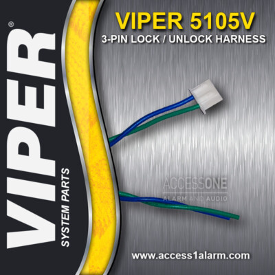 Viper 3-Pin Door Lock and Unlock Harness For The Viper 5105V | eBay