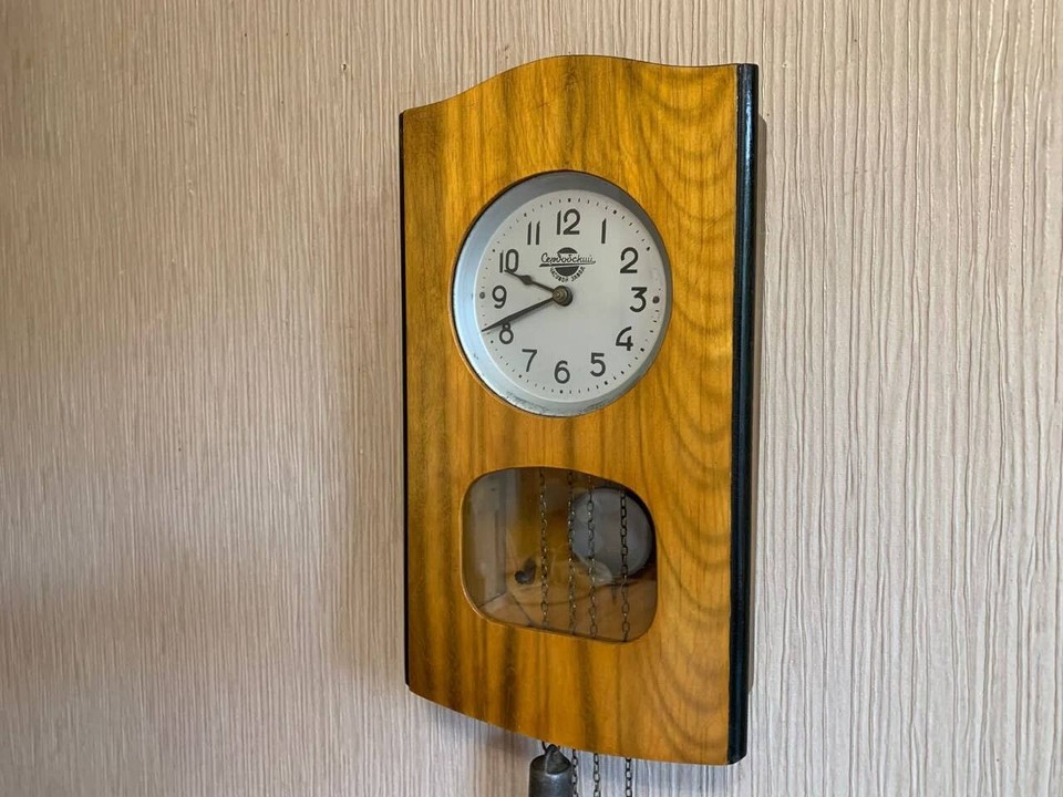 Vintage Soviet Clocks Working CLOCK Wall Clock Soviet Clock Striking ...