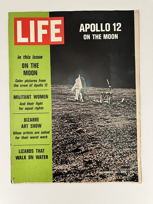 Life Magazine - December 12, 1969 - APOLLO 12 ON THE MOON - Vintage ...