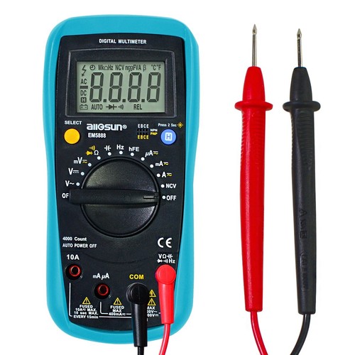 Digital Multimeter AC DC Voltmeter Ammeter Ohmmeter Volt Tester Meter ...