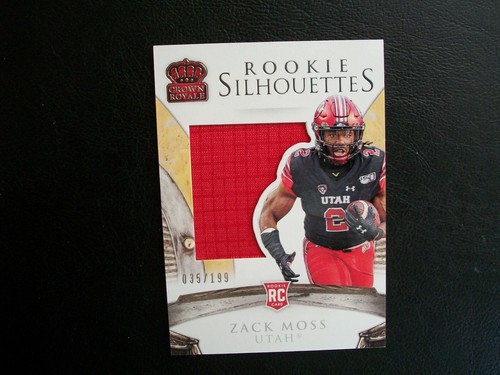ZACK MOSS 2020 Draft Picks Crown Royale ROOKIE SILHOUETTE #35/199 ...
