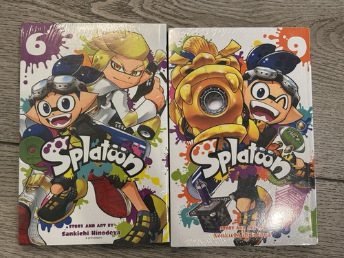 Splatoon Vol 6,9,10,12,15 Japanese Manga Graphic Novels Comic Books | eBay