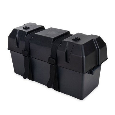 Double Battery Box, Safely Store Automotive, RV, and Marine Batteries ...