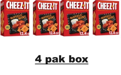 Cheez It Buffalo Wing Baked Snack Crackers 12.4 oz [351g] 4box pak | eBay