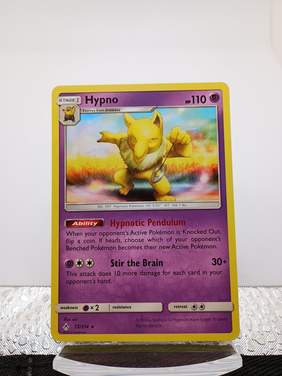 Pokémon Hypno 72/214 UNB Unbroken Bonds NM | eBay