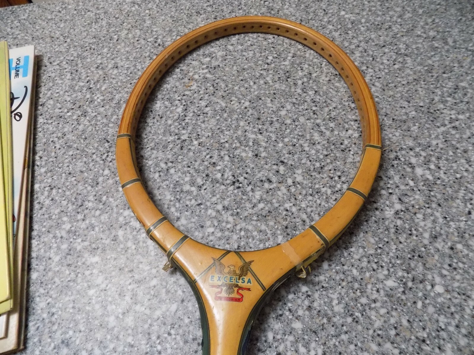 vtg MAXIMA Excelsa DELUXE wood tennis racquet leather grip 4 7/8 | eBay