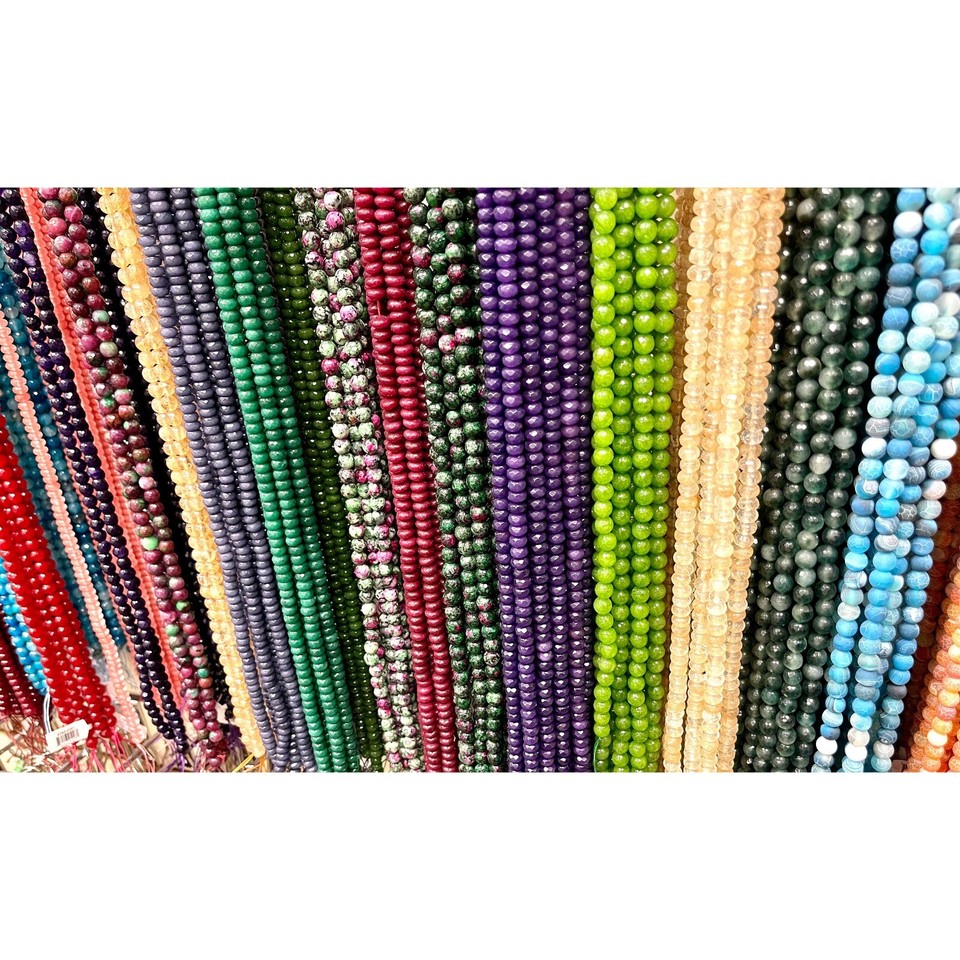 Lot of 100 Gemstone Strands, Gemstone Beads Lot, Beads Box | eBay