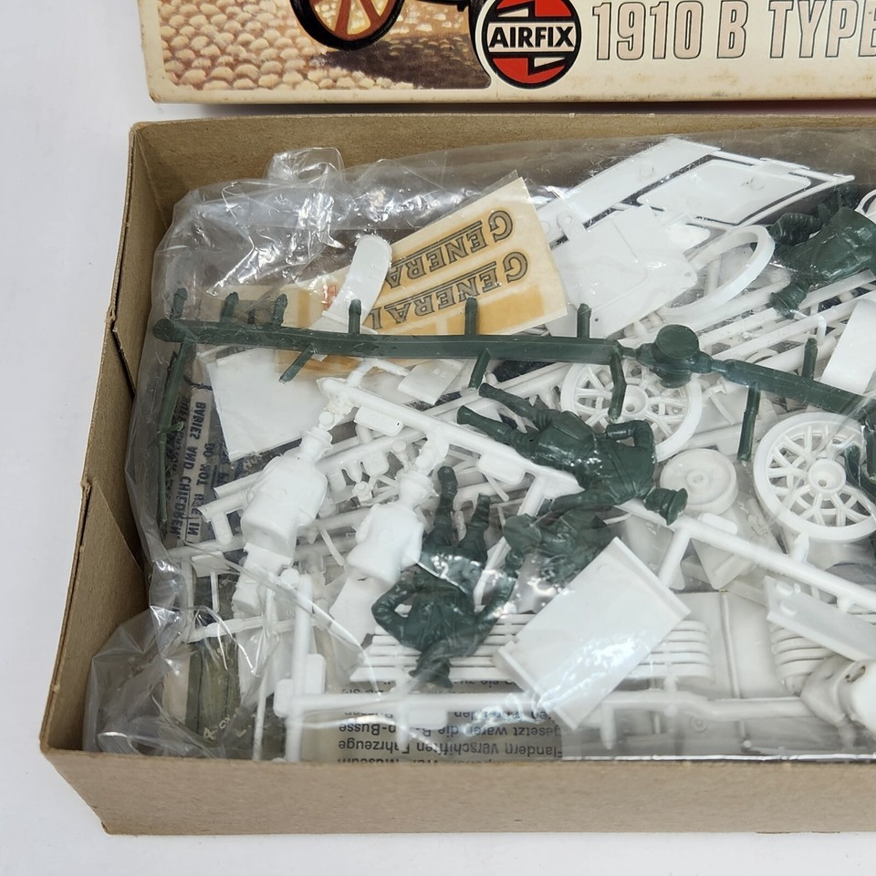 VINTAGE 1972 AIRFIX 1910 B TYPE BUS 1:32 PLASTIC MODEL KIT NEVER USED ...