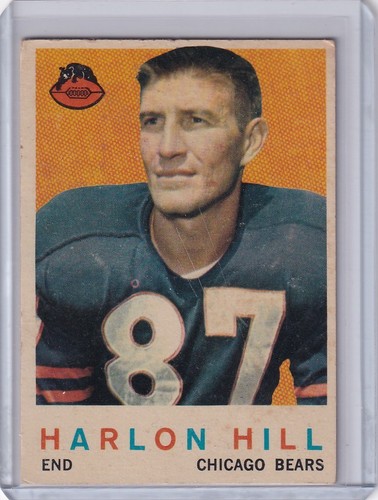 1959 Topps Football # 167 Harlon Hill - Chicago Bears | eBay