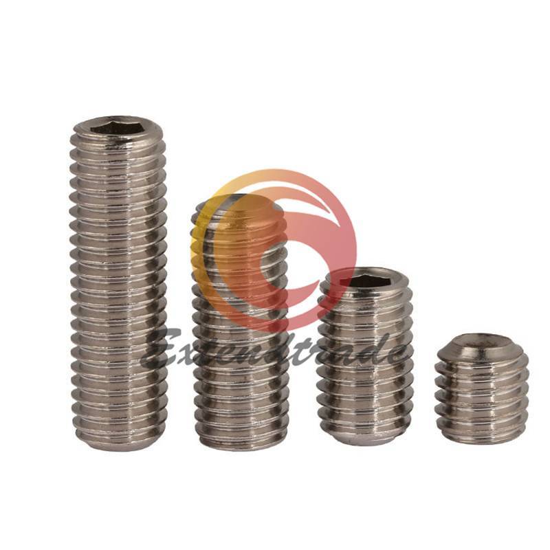 Stainless Steel Grub Screw Assortment Cup Point Allen Head Socket Hex ...