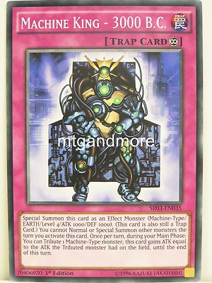 Yu-Gi-Oh 2x #035 Machine King - 3000 B.C. - SR03 - Machine Reactor ...