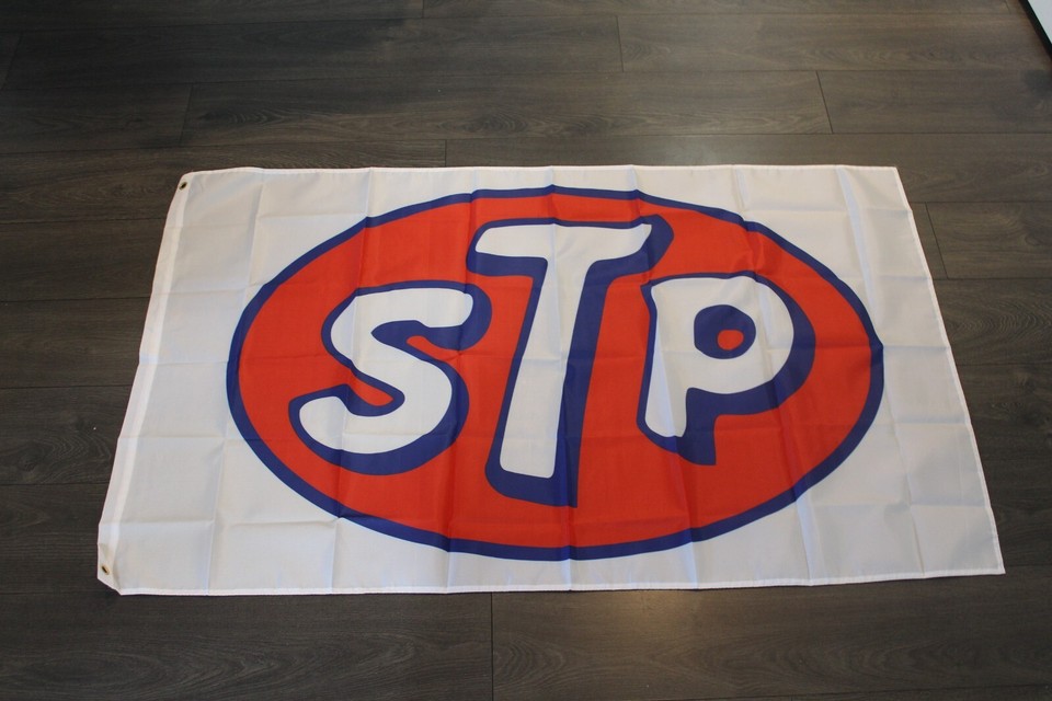 STP Motor Oil Banner Flag 3x5 feet Shop Auto Mechanic Garage Man Cave ...