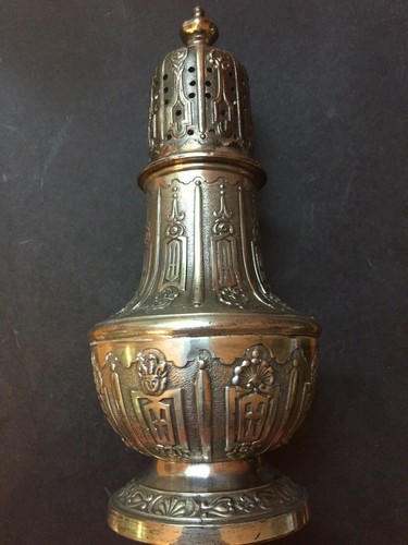 Ornate Vintage Corbell & Co Silver Plate Muffineer Sugar Shaker Japan ...