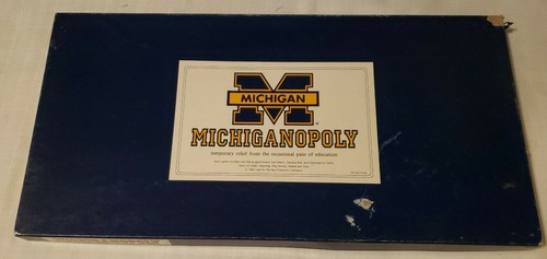 Michiganopoly Monopoly Board Game University of Michigan - Not Complete ...