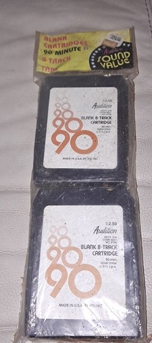 RARE! Sealed 2 Pack 8 Track Blank Tapes 90 Mins Woolworth WOOLCO IPS | eBay