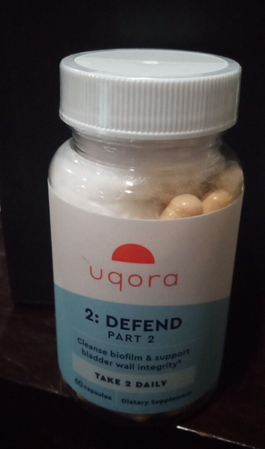 NEW UQORA Part 2 DEFEND 1 Month Supply 60 CAPSULES EXP 06/25 Supplement ...