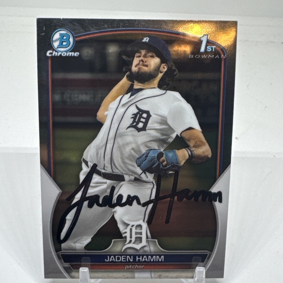 2023 Bowman Baseball 1st SIGNED Jaden Hamm Black BD-154 | eBay