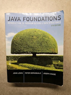 Java Foundations: Introduction to Program Design and Data Structures 9780134285436| eBay