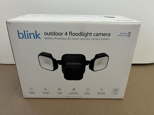 Blink Outdoor 4 Floodlight Camera (newest model) 4th Gen FAST SHIPPING ...