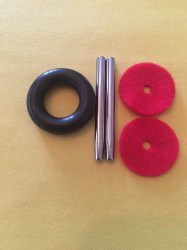 Metal Spool Pin Kit,Bobbin Tire,Red Felt Singer 15,15-90,27,28,206,306W ...