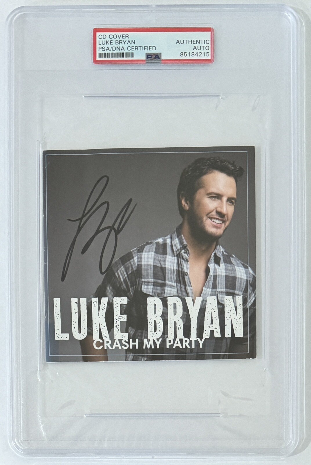 Luke Bryan Crash My Party SIGNED CD Cover Book Autographed PSA DNA COA ...