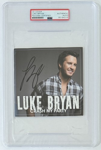Luke Bryan Crash My Party SIGNED CD Cover Book Autographed PSA DNA COA ...