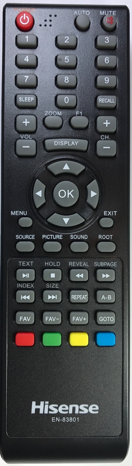 New HISENSE EN-83801 LCD LED TV REMOTE CONTROL ORIGINAL | eBay