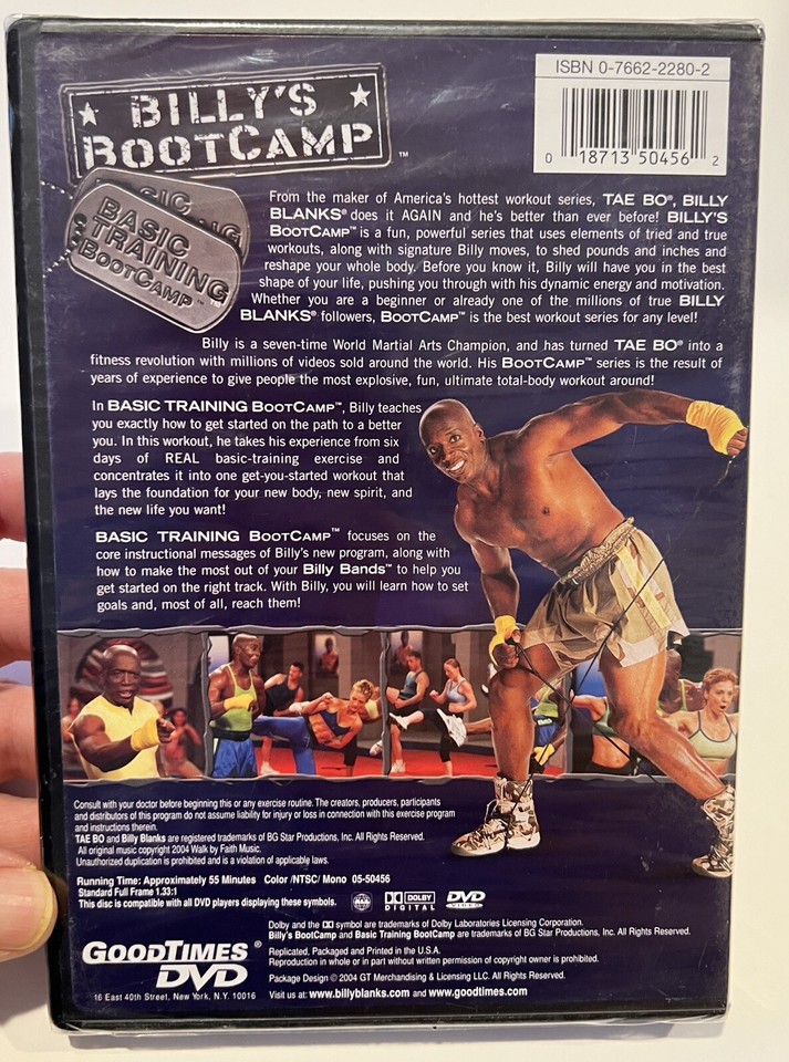 Billy's BootCamp [DVD] Basic Training Bootcamp - 018713504562 ** Brand New ** 18713504562| eBay