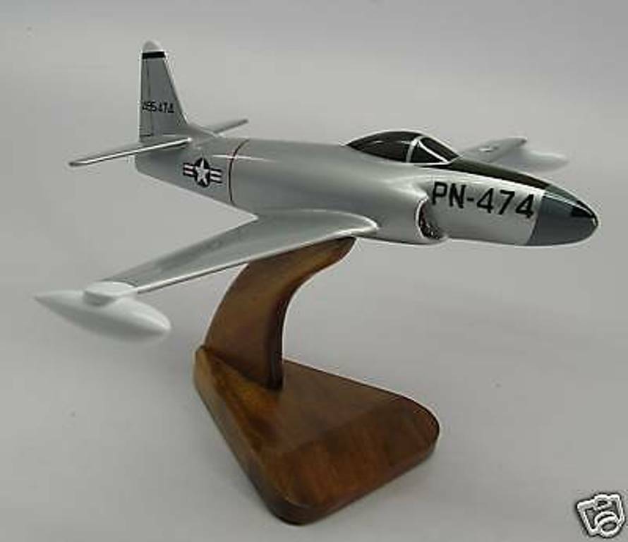 P-80 Shooting Star Jet Fighter P80 Airplane Desk Wood Model Small New ...