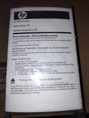 HP Photo Papers Papier Photo HP 4 X 6 Inches | eBay