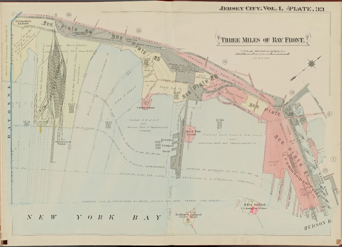 Ellis Island Map