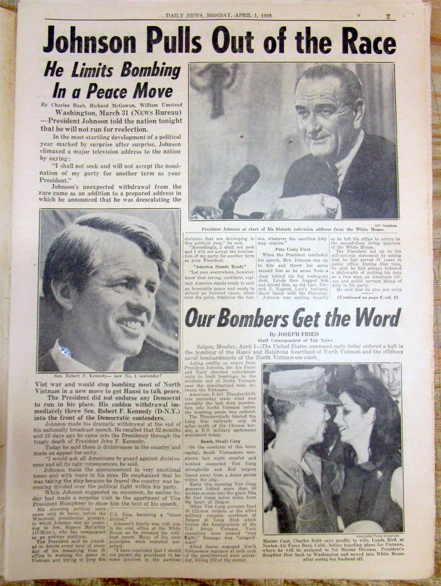 Election Of 1968 Johnson