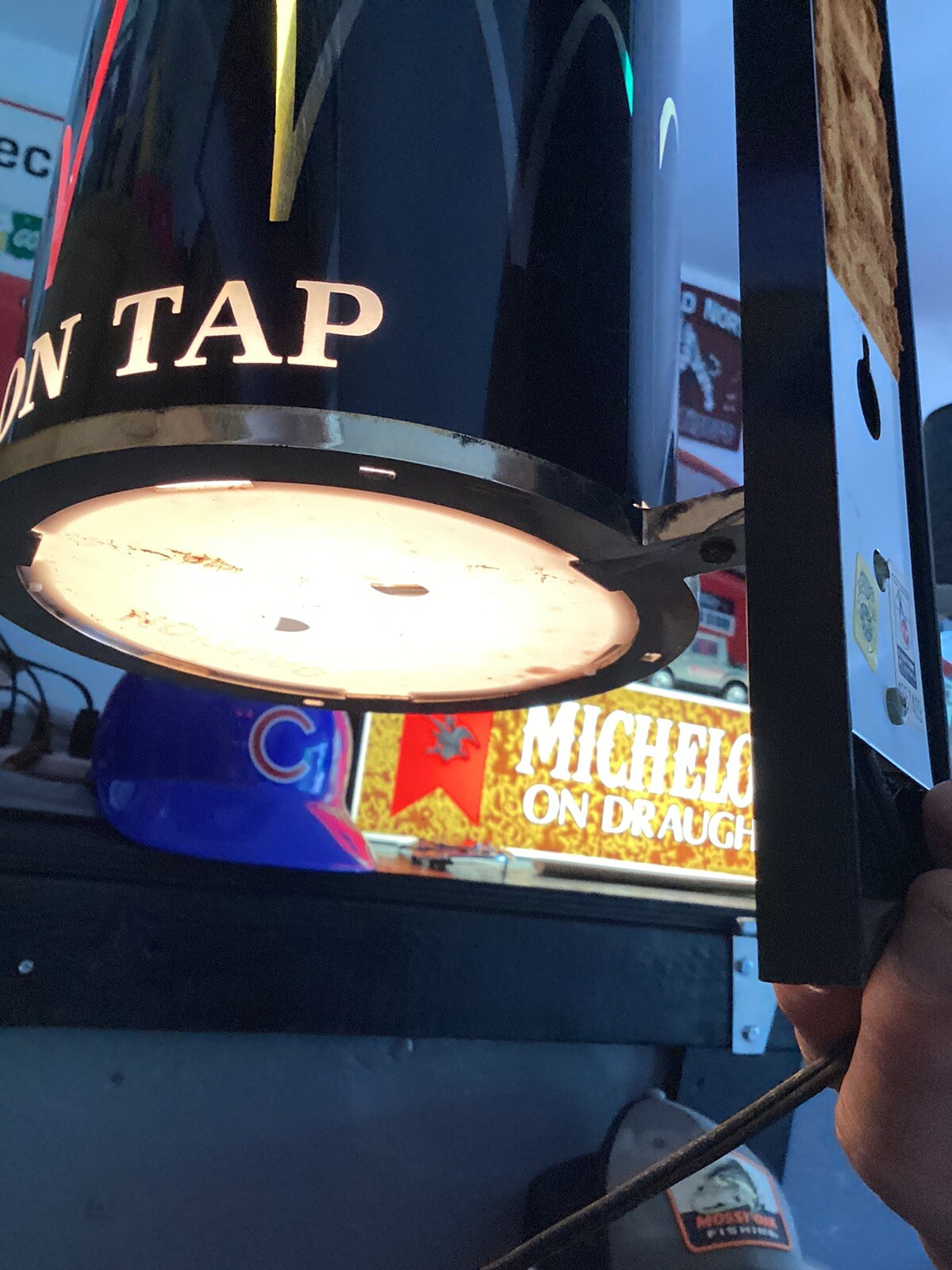 Miller High Life ON TAP wall Mounted Rotating Beer Sign With Colored | eBay