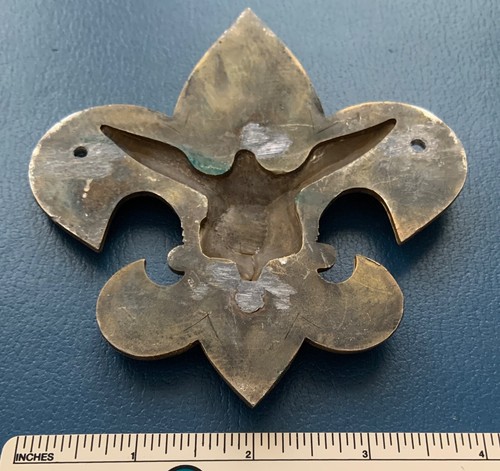 Vintage BOY SCOUTS OF AMERICA Metal Emblem MEDALLION BSA Tenderfoot ...