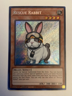 Rescue Rabbit - Yugioh! - Secret Rare - NM/M - RA02-EN008 | eBay