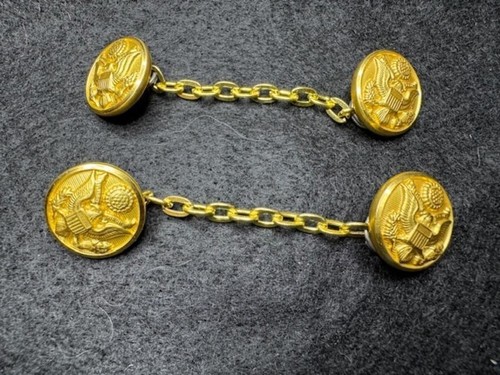 Two US ARMY Mess Coat Chains 4-1/4" for End of Career for that tight ...