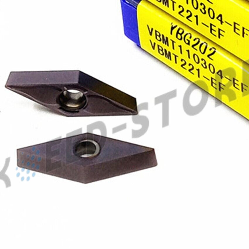 10PCS New VBMT110304-EF YBG202 VBMT221-EF ZCC.CT CNC blade Carbide ...