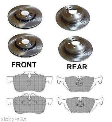 ROVER 75 ALL MODELS FRONT REAR BRAKE DISCS AND BRAKE PADS FULL SET | eBay