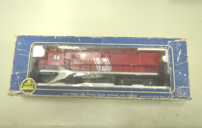 AHM Central Railroad Company of NJ # 1540 Red Diesel Locomotive HO~ our ...