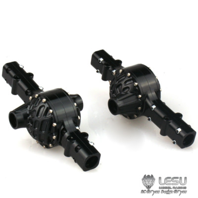 LESU CNC Metal Rear Axle Shell for 1/14 Tamiye RC Car Tractor Truck DIY ...